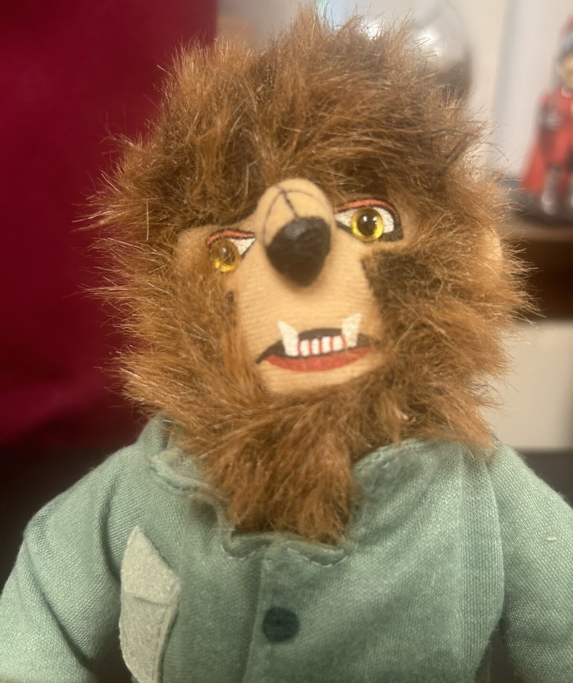 Universal Studios Monsters - The Wolfman - 1999 Stuffins Werewolf Plush ...