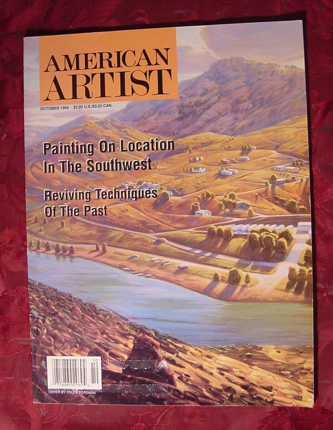 AMERICAN ARTIST October 1994 Janet Alling Ross Barbera Bobbie White ...