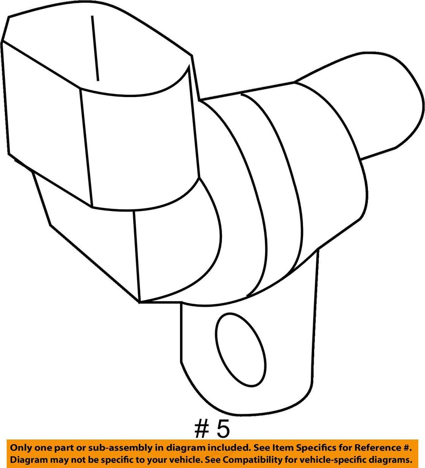 HYUNDAI OEM 2015 Sonata-Engine Camshaft Cam Position Sensor 393502G000 ...