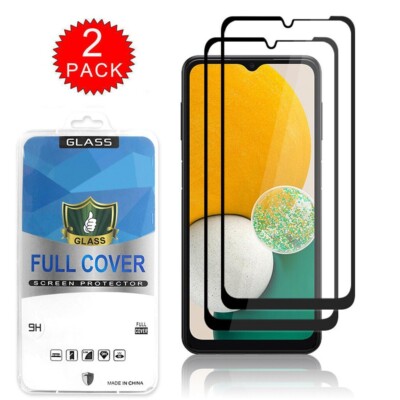 2PACK For Samsung Galaxy A22 5G Full Cover Clear Tempered Glass Screen ...