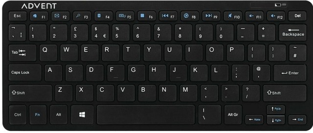 Advent Wireless Multimedia Keyboard Model AKBMM15 125963 for sale ...