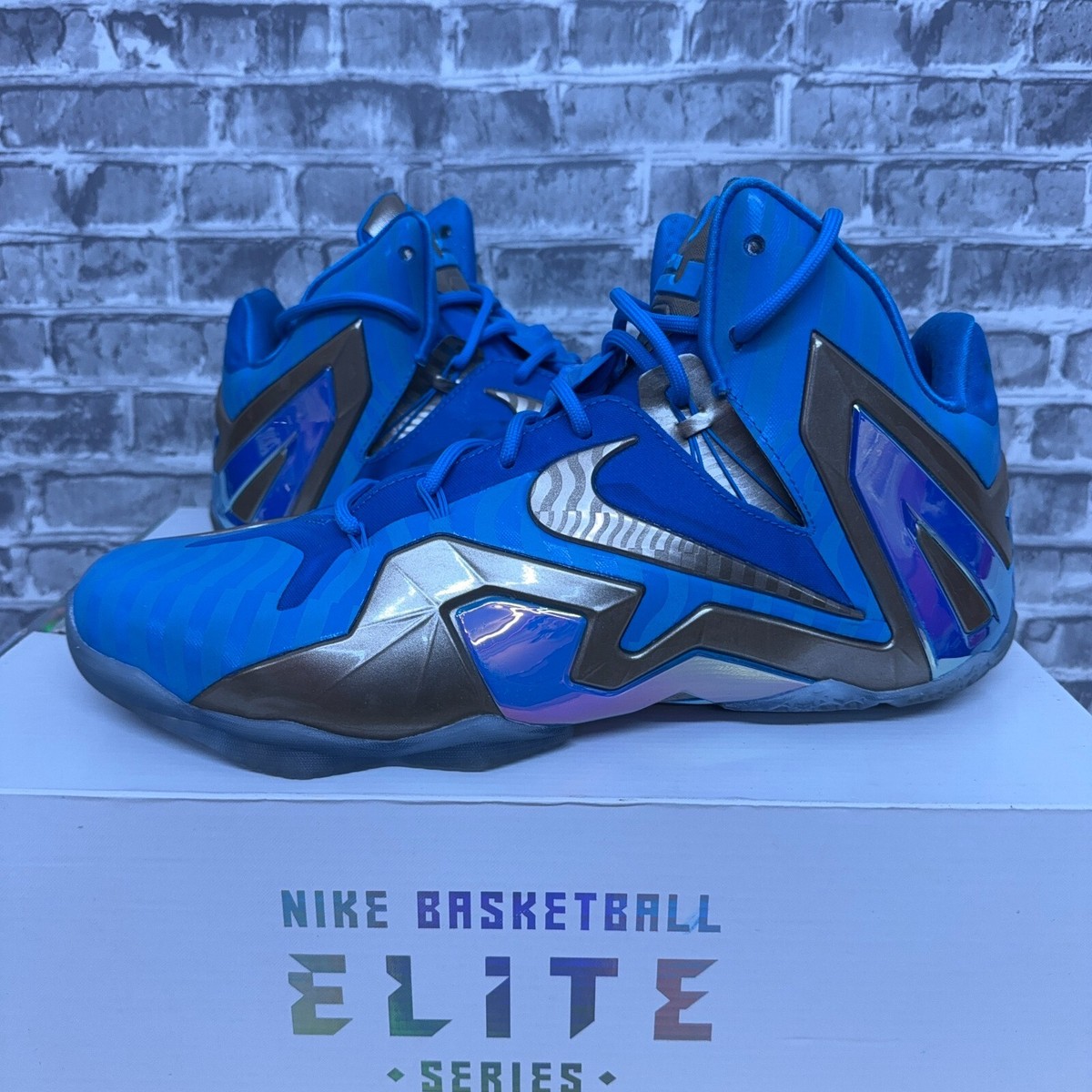 Nike Lebron 11 Elite Blue Lebron 11 Hotsell Blue And Gold