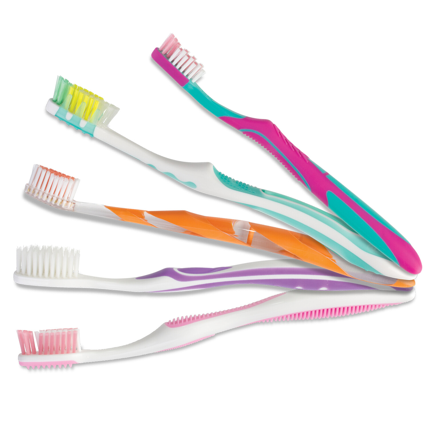 SmileGoods A362 Toothbrushes Soft end-rounded Dupont Tynex Bristles [4 ...