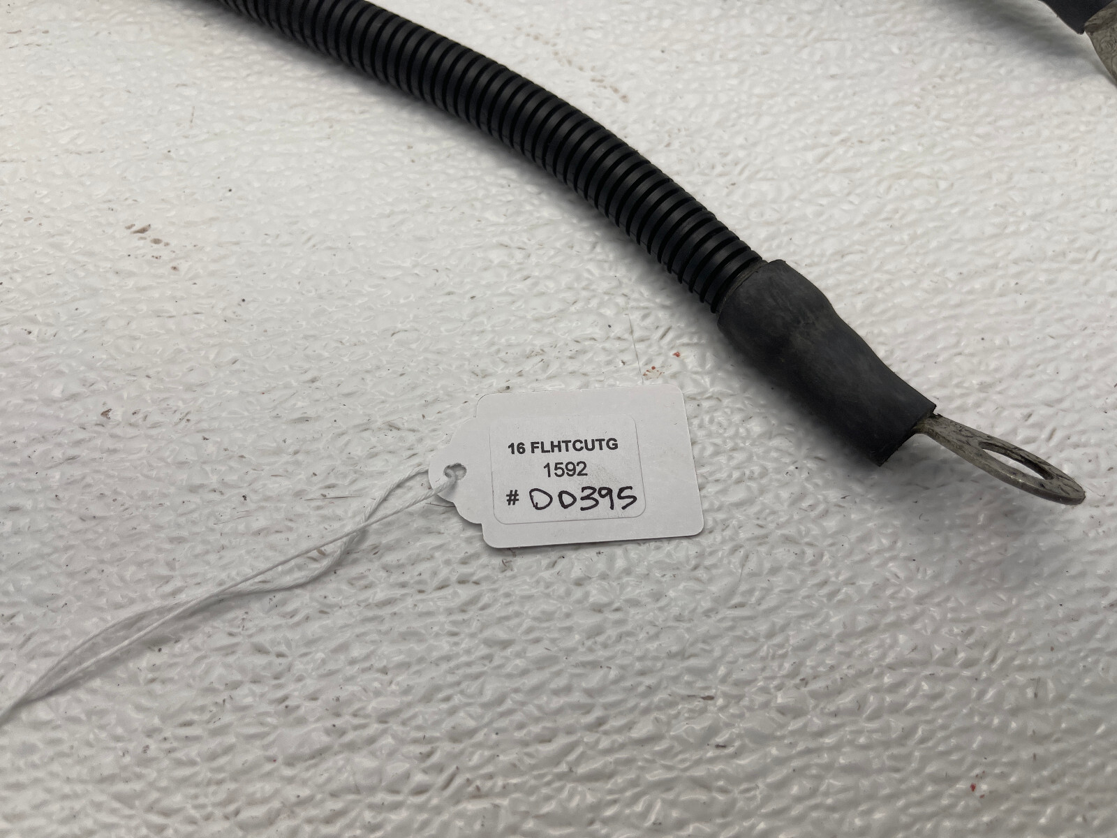 08-20 HARLEY TOURING TRI GLIDE BATTERY GROUND NEGATIVE POSITIVE CABLES ...
