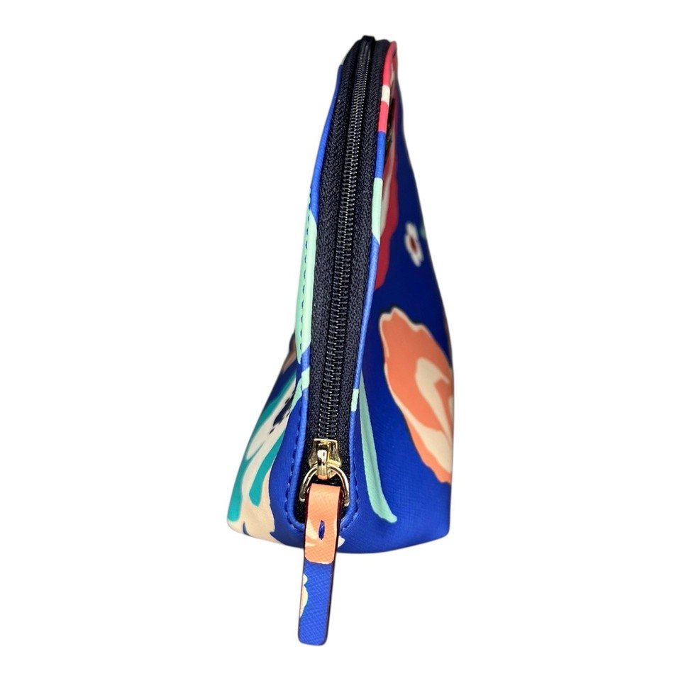 Kate Spade Felix Newbury Lane Cherry Floral Zip Small Makeup Bag 7” x 5 ...