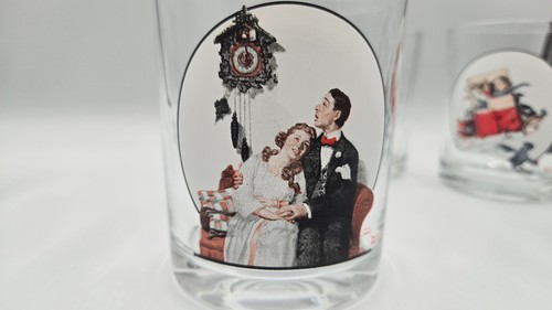 Norman Rockwell Courting at Midnight Glass Saturday Evening Post 1919 ...