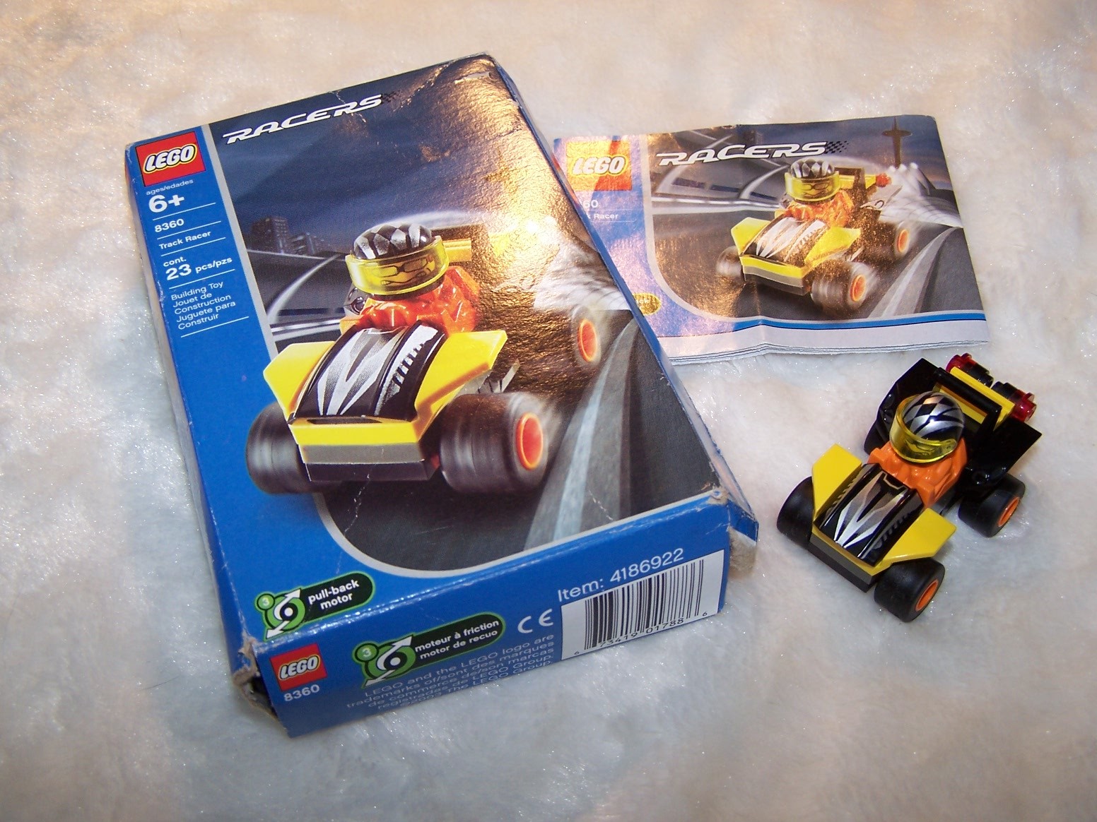 2003 LEGO Racers TRACK RACER 8360 23 pcs Instructions, Box, Complete ...