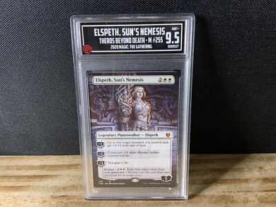 TCCG 9.5 Elspeth Sun's Nemesis - Borderless Theros Beyond Death Graded ...