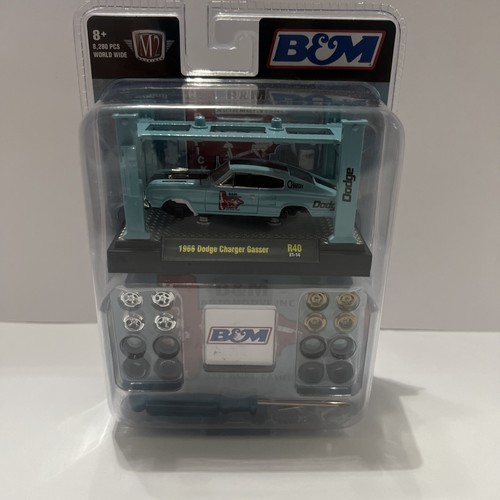 M2 Machines 1:64 Model Kit 1966 Dodge Charger Gasser R40 21-14 New ...