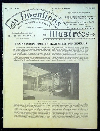 Journal Inventions Illustrated N°98 THE FACTORY Krupp For The Treatment ...