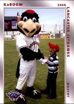 2008 Lancaster Jethawks Grandstand #32 KaBoom MASCOT - NM Baseball Card ...