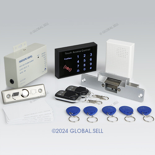 New RFID Access Control System Kit Set With Door Strike Lock+ 2Remote ...