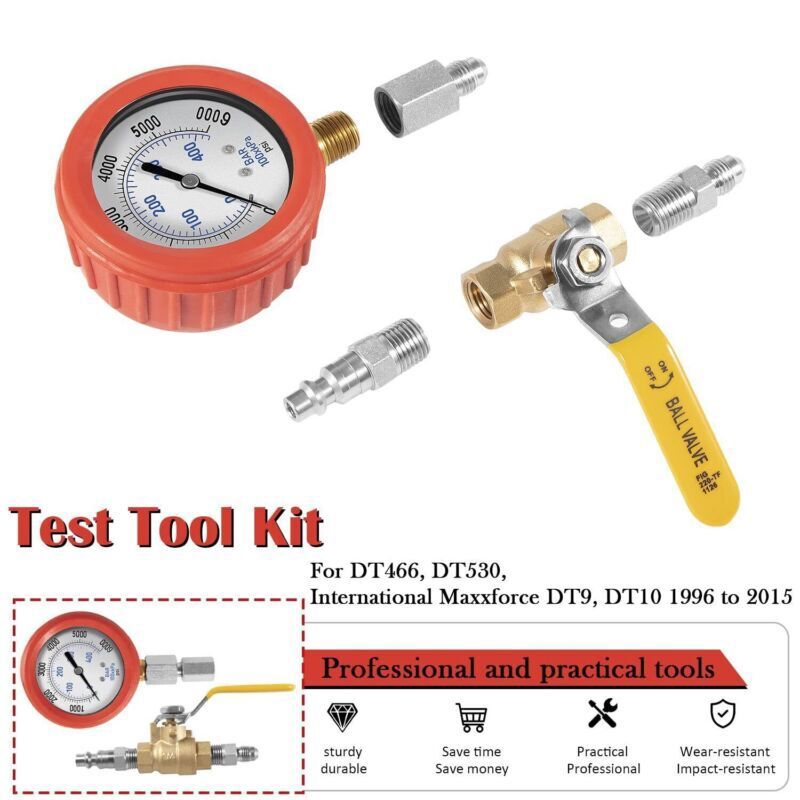 Hpop Test Tool Kit High Pressure Oil for all MaxxForce DT 9 10 DT466 ...