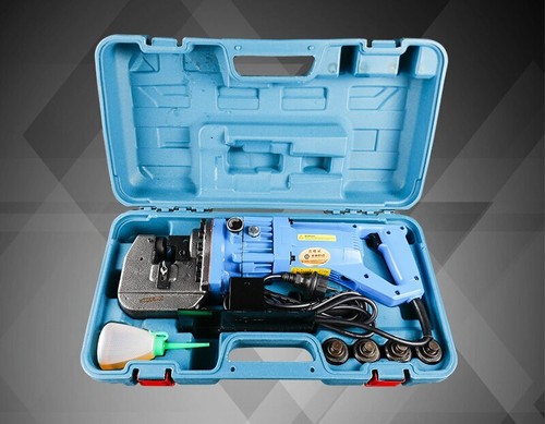 Portable Hydraulic Angle Steel Punching machine 6-8mm Aluminum Plate ...