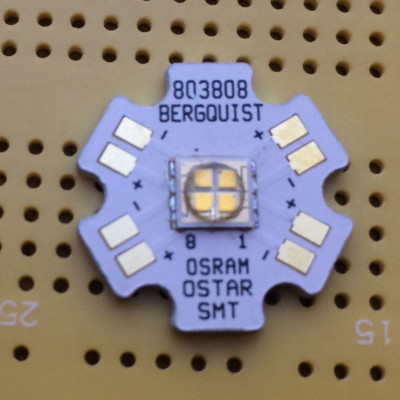 Osram OSTAR Lighting Plus 2700K 8W LED Emitter & Star Mounted 80CRI ...