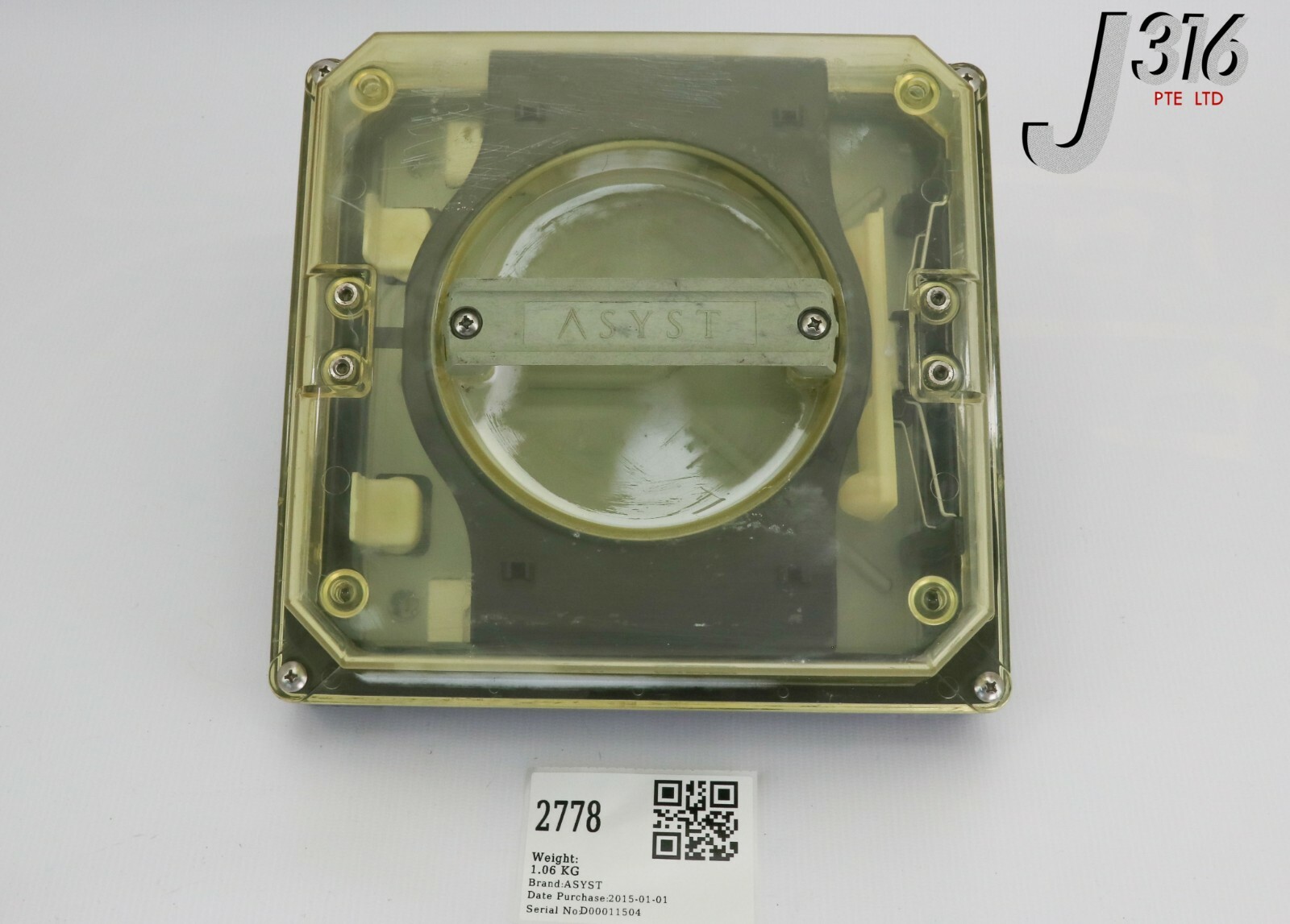 2778 ASYST RETICLE HOLDER-RETICLE POD, SINGLE, 4001-5038-06 4001-6746 ...