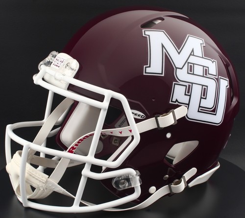 MISSISSIPPI STATE BULLDOGS Riddell Speed Full Size AUTHENTIC Football ...