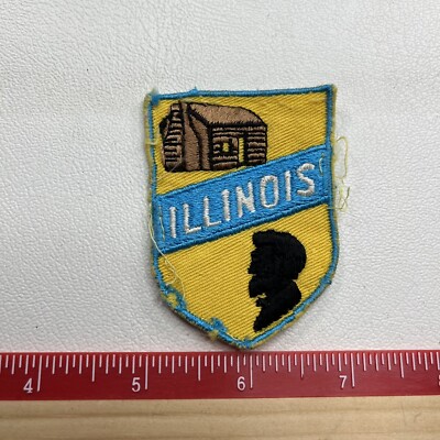 Vintage STATE OF ILLINOIS Patch B022 | eBay