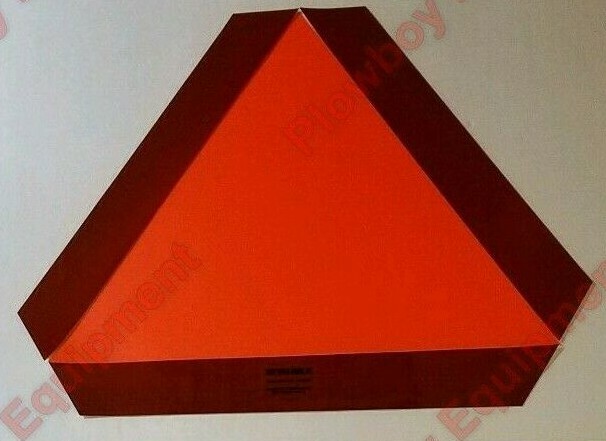 SMV Slow Moving Vehicle DECAL For TRACTOR COMBINE IMPLEMENT WAGON ...