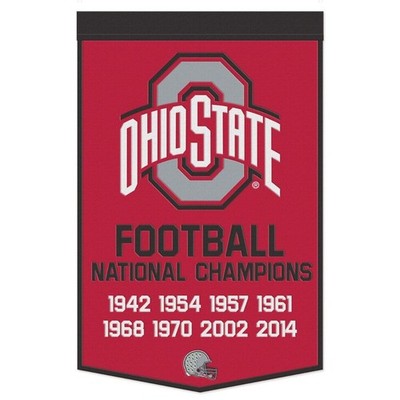 Ohio State Buckeyes 24x38 Dynasty Champ Design Wool Banner [NEW] NCAA ...