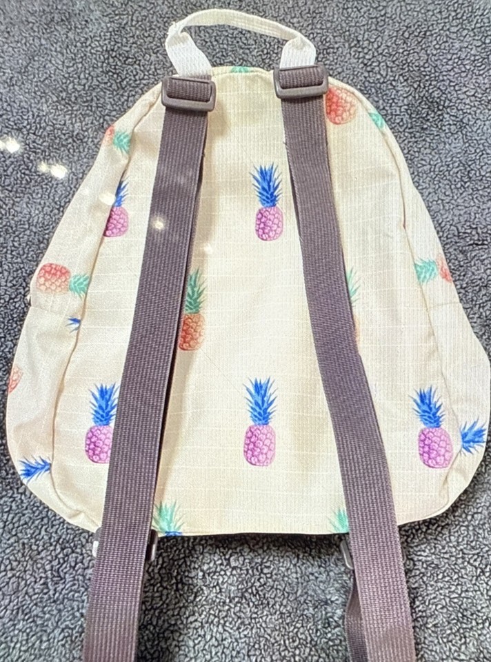 Jansport Superbreak Pineapple Print Backpack Beige White Multicolor ...