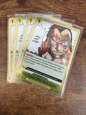 X4 The Earth Will Not Lose Two Legends (OP08-115) English Playset One ...
