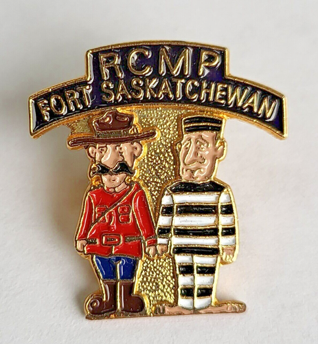 RCMP Fort Saskatchewan Police Red Serge Criminal Lapel Pin K Division ...