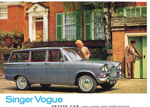 1965 1966 Singer Vogue Estate Car Wagon Original Car Sales Brochure ...