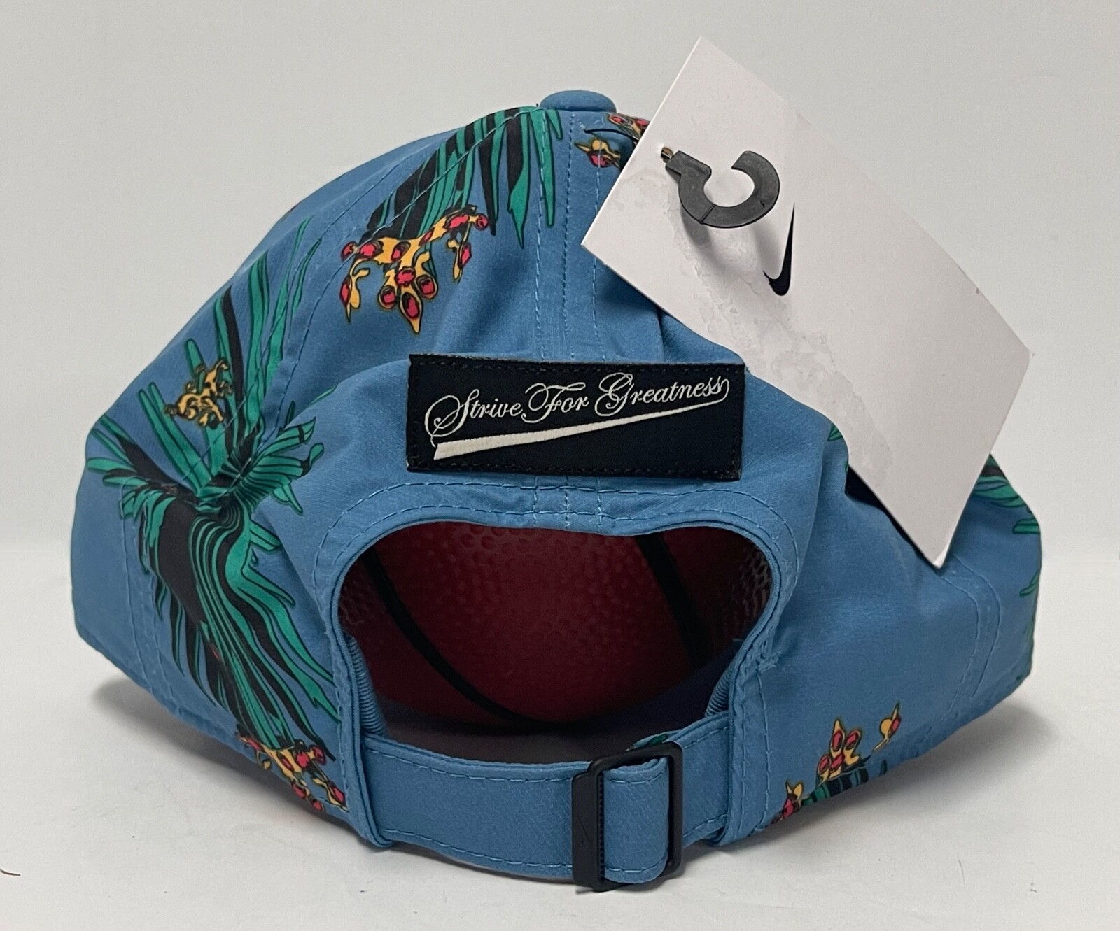 Nike Lebron James Heritage 86 Basketball Strapback Cap Hat (Blue/Green ...