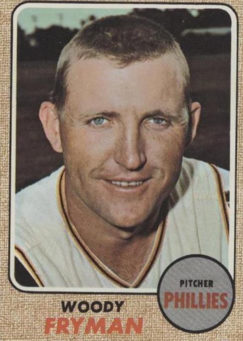 1968 Milton Bradley Win-A-Card Game - 1968 Topps Baseball Woodie Fryman ...