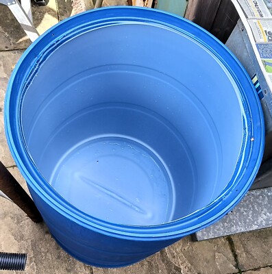 220L / 50 Gallon Water Butt Rainwater / Builders Barrel - North Devon ...