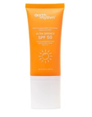 Earth Rhythm Ultra Defence Sunscreen 50ml SPF 50,PA++++,Non Sticky | eBay