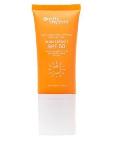 Earth Rhythm Ultra Defence Sunscreen 50ml SPF 50,PA++++,Non Sticky | eBay