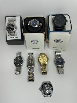 8 Mix Brand Watches Lot Please Read | eBay