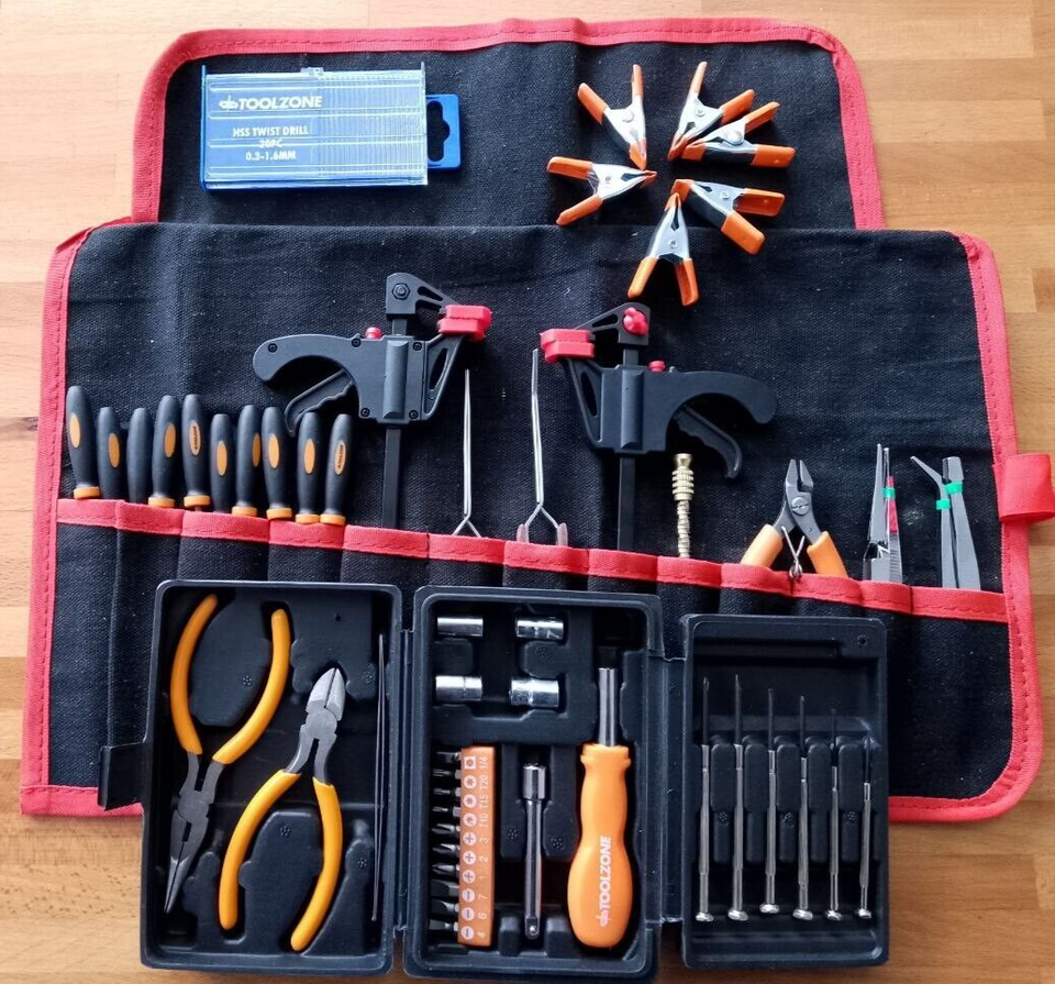 New 74pc Craft Model Hobby Tool Kit Set For Airfix Warhammer Hornby ...