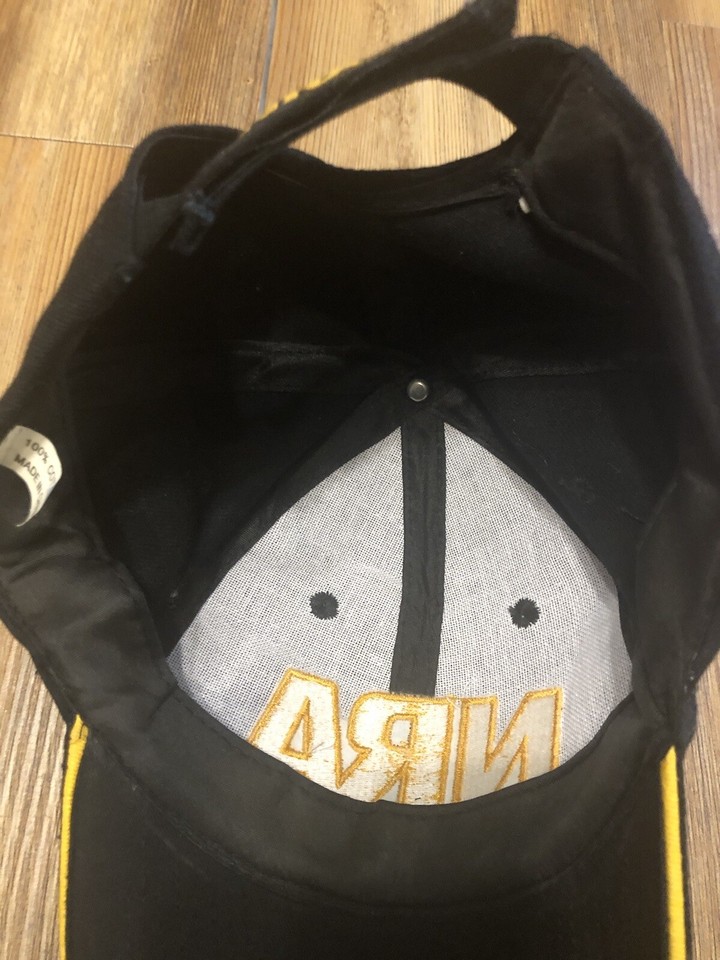 NRA Embroidered Hat Cap Adjustable Black Gold w/USA Flag FastShip | eBay