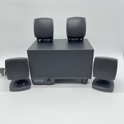 Altec Lansing ACS54 Surround Sound Media Computer Speakers (4 ...