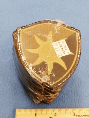 BUNDLE OF 20 - US ARMY 50th REGIONAL SUPPORT GROUP HOOK BACK PATCHES ...