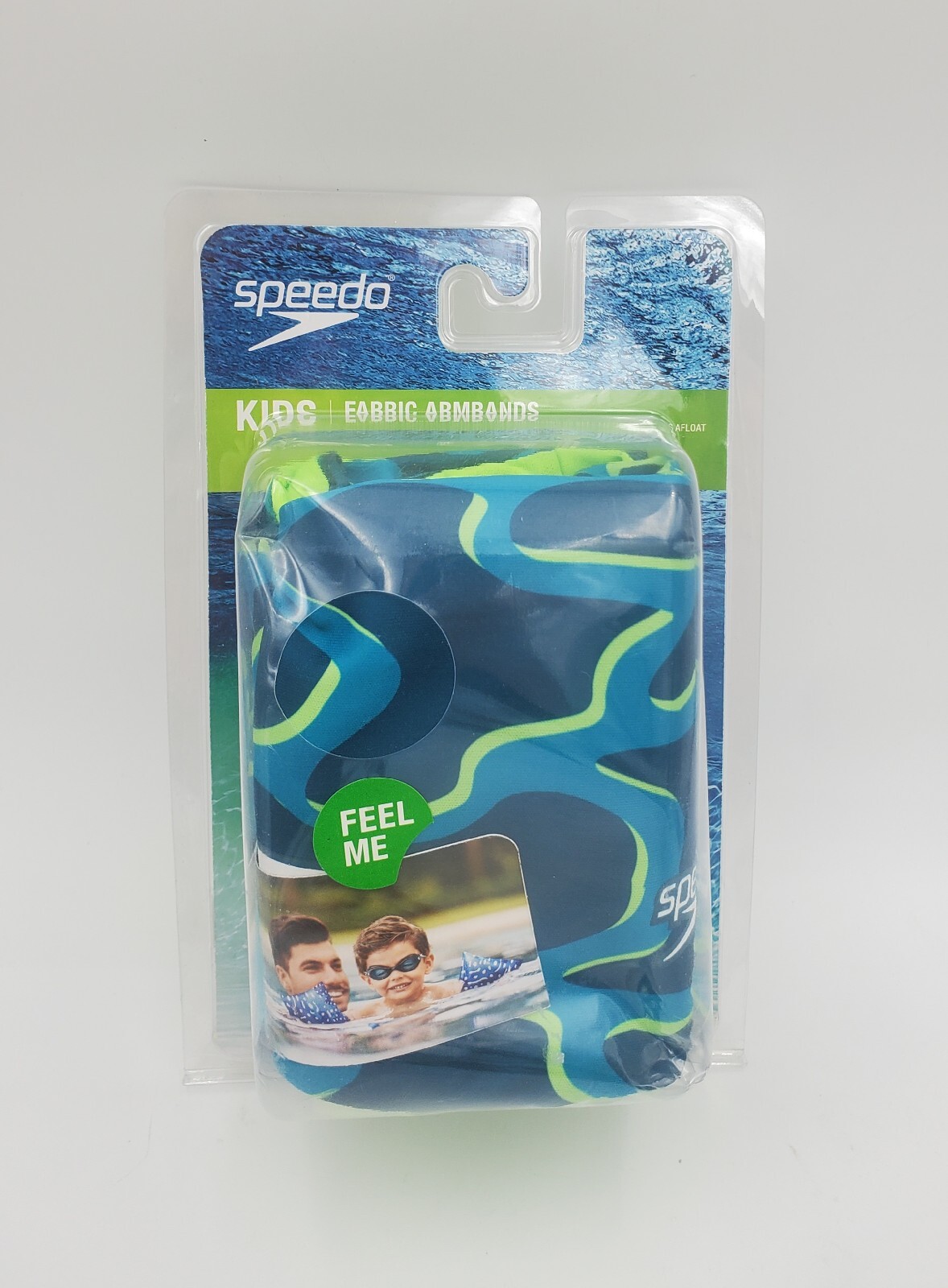 Speedo Fabric Armbands Swimming Pool Floaties Green/Blue Ages 2-12 for ...