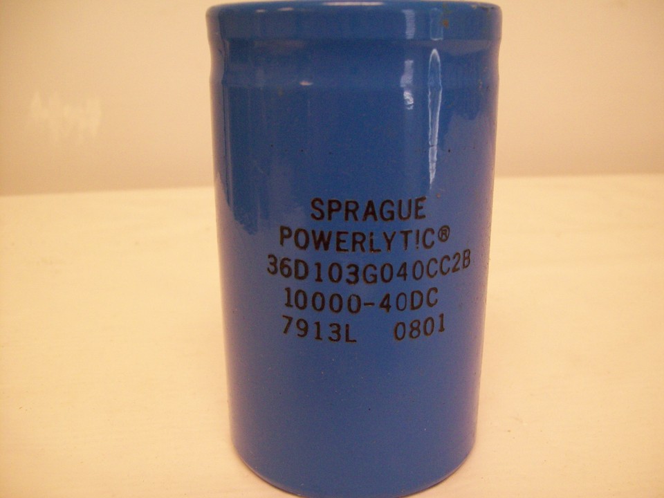 SPRAGUE POWERLYTIC 36D103G040CC28 10000-40 DC 7913L 0801 NO BOX | eBay