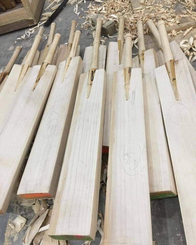 English Willow Cricket Bat Thick Edges Grade 1 Full Size Short Handle ...