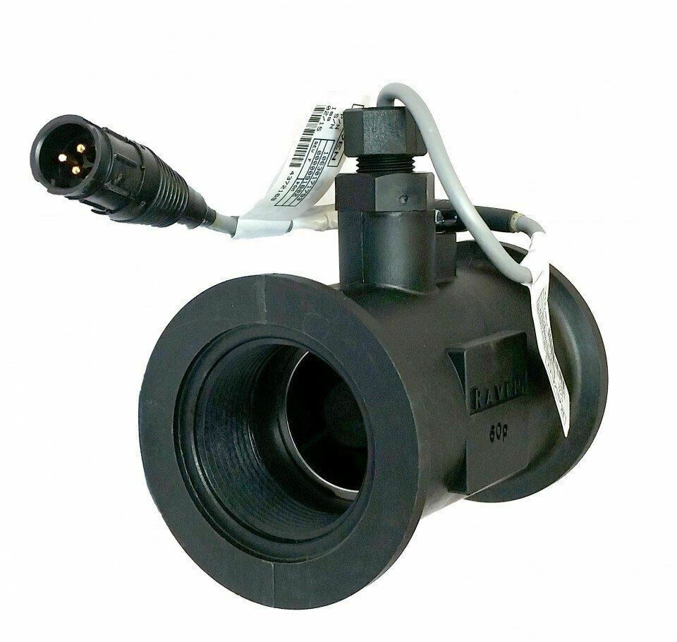 Raven RFM 60P Flow Meter M200 Flange and 1-1/2" FPT Inlet/Outlet - 063 ...