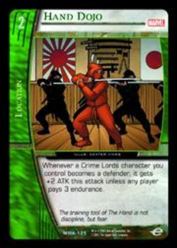 VS System: Hand Dojo - Foil [Played] Marvel Knights TCG CCG Classic ...
