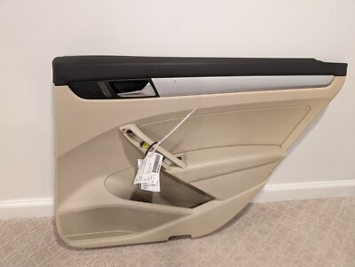 2012-2015 VW PASSAT RH REAR PASSENGER Door Trim Panel OEM BEIGE 🔥🚙 | eBay