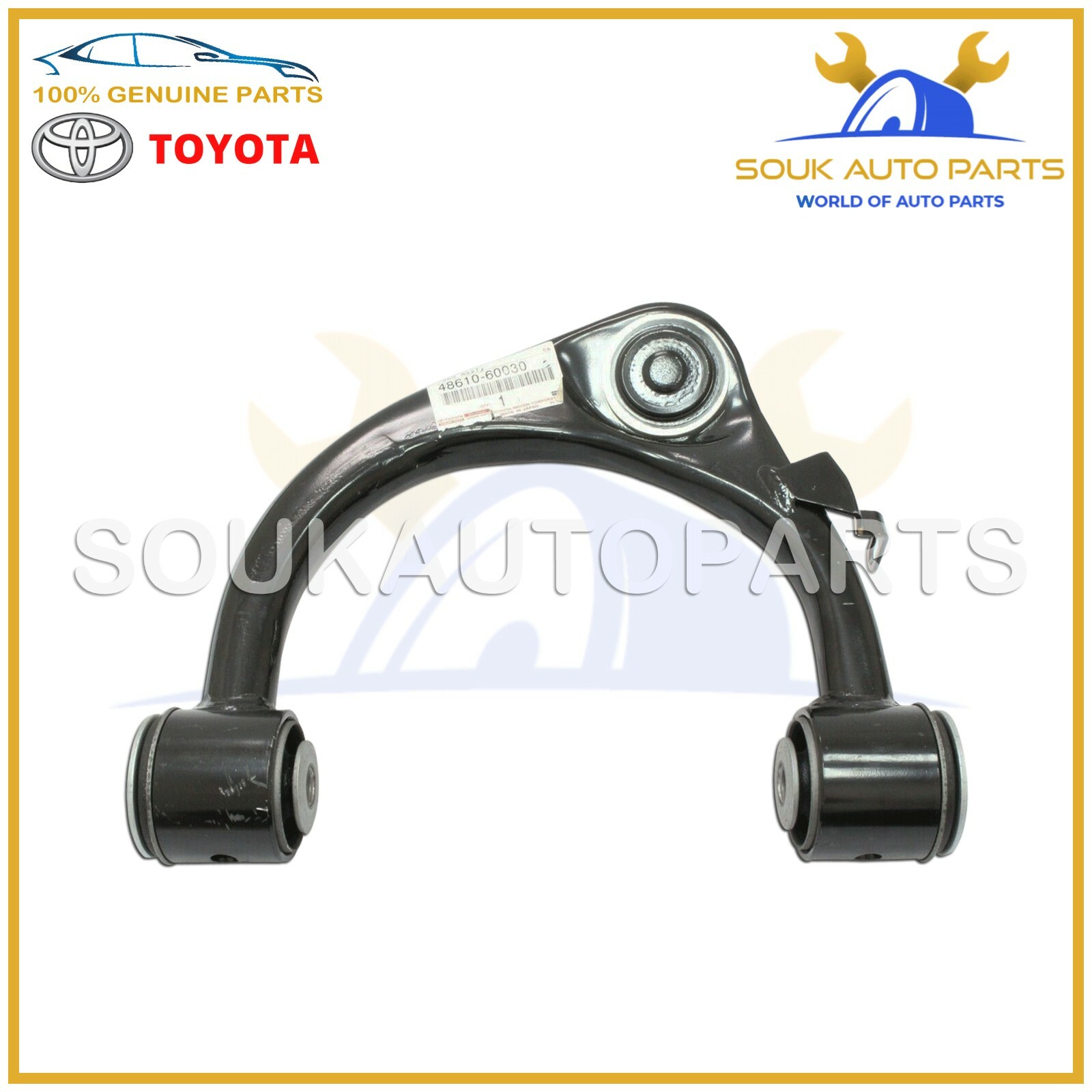 48610-60030 Genuine Toyota ARM ASSY, FRONT SUSPENSION UPPER, RH ...
