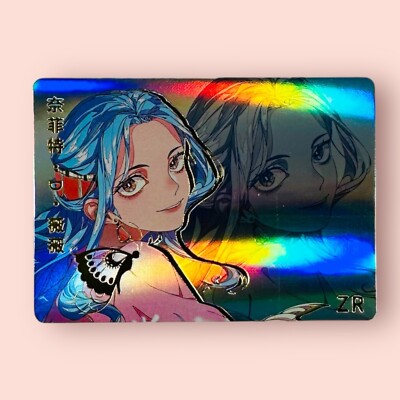 Vivi One Piece ZR Rare Signature Series Goddess Story Waifu Anime Card ...