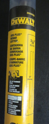 DEWALT 3/8in X 12in Rebar Cutter-SDS Plus | eBay