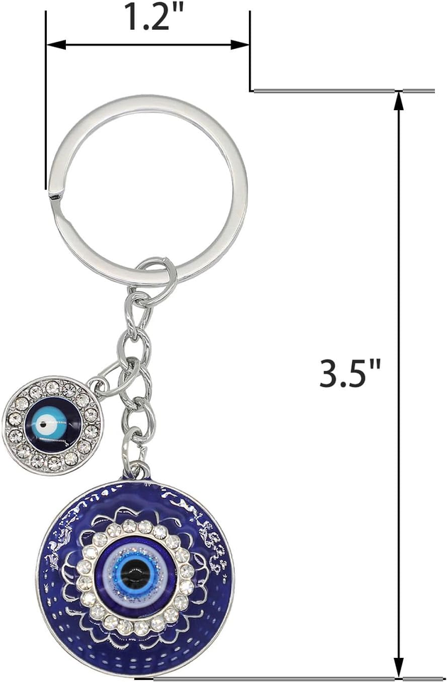 Evil Eye Keychains Bag Purse Keychains Good Luck Amulet protection ...