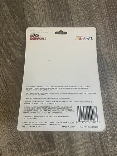 Mark Martin Winn Dixie #60 Racing Champions NASCAR Stock Car 1995 ...