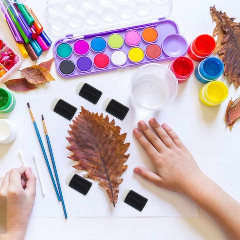 32 Pcs Nail Supply Tool Craft Drawing Sponge DIY Finger Paint Dauber ...